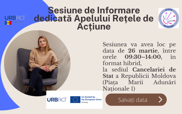 Sesiune de informare dedicată Apelului Rețele de acțiune | urbact.eu