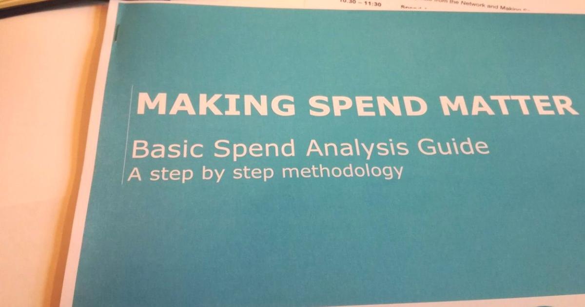 Making Spend Matter Toolkit - Step 2: Analysing Public Procurement ...